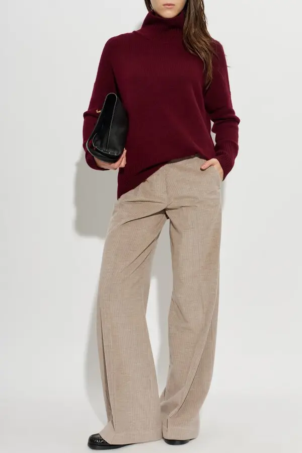 Paul & Shark Corduroy Wide-leg Trousers