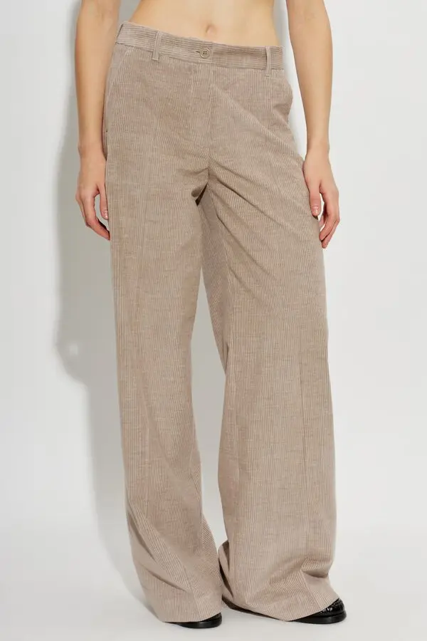 Paul & Shark Corduroy Wide-leg Trousers