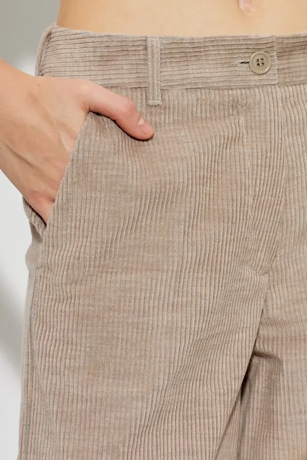 Paul & Shark Corduroy Wide-leg Trousers