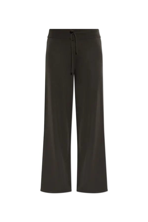 LISA YANG Sofi' Cashmere Wide Leg Trousers - Brown
