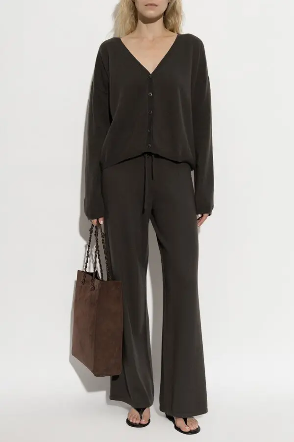 LISA YANG Sofi' Cashmere Wide Leg Trousers