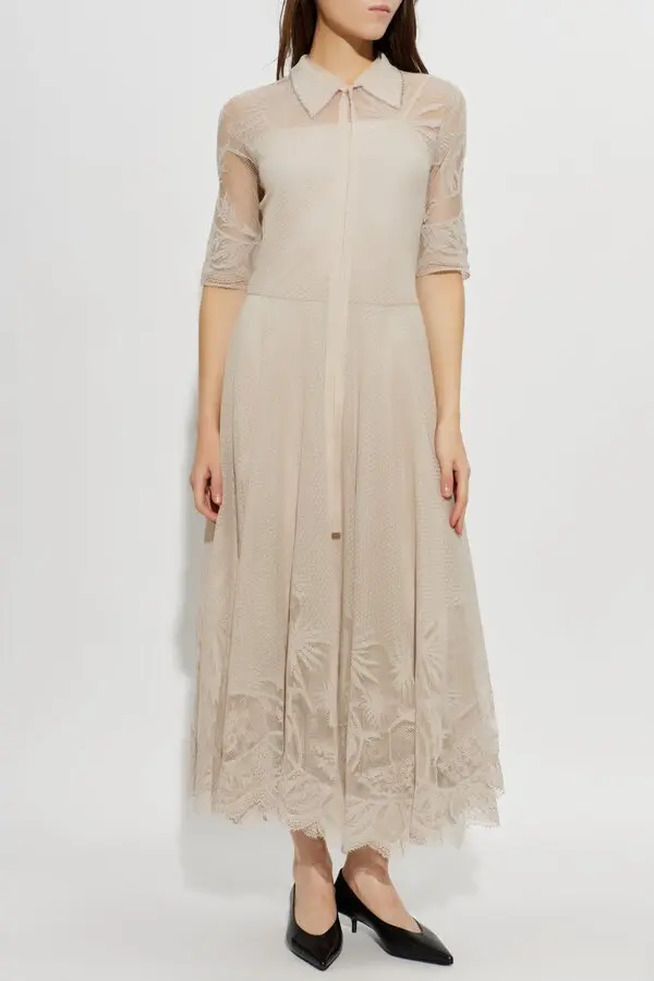 Fabiana Filippi Lace Midi Dress