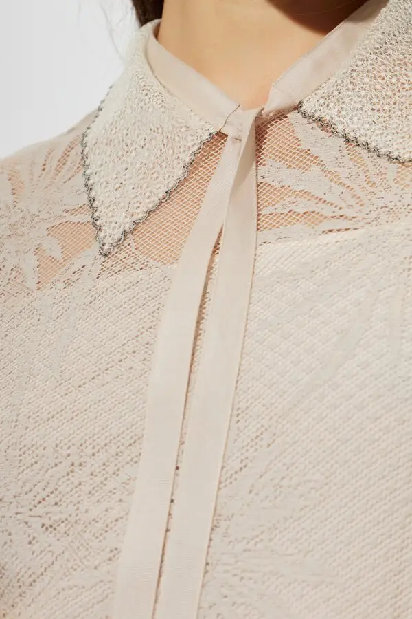 Fabiana Filippi Lace Midi Dress