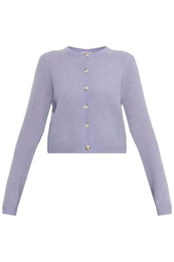 LISA YANG Cashmere Cardigan ‘felicia - Purple