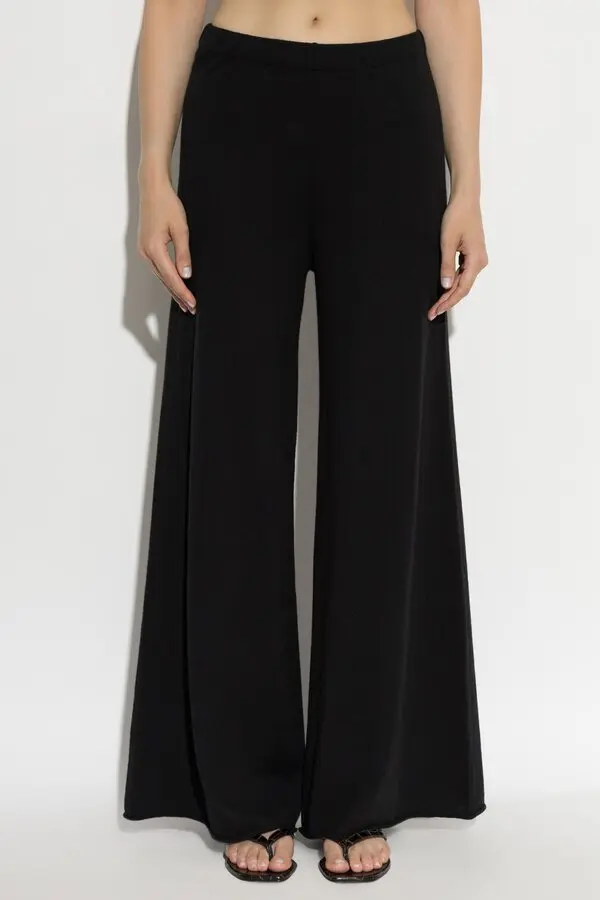 LISA YANG Ainsley" Wide Leg Cashmere Trousers