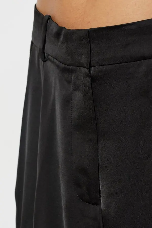 Michael Kors Satin Trousers With Pleats