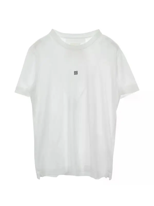 Givenchy 2010s 4g Embroidery T-shirt - White