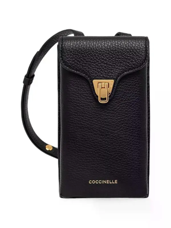 COCCINELLE Grainy Leather Phone Case