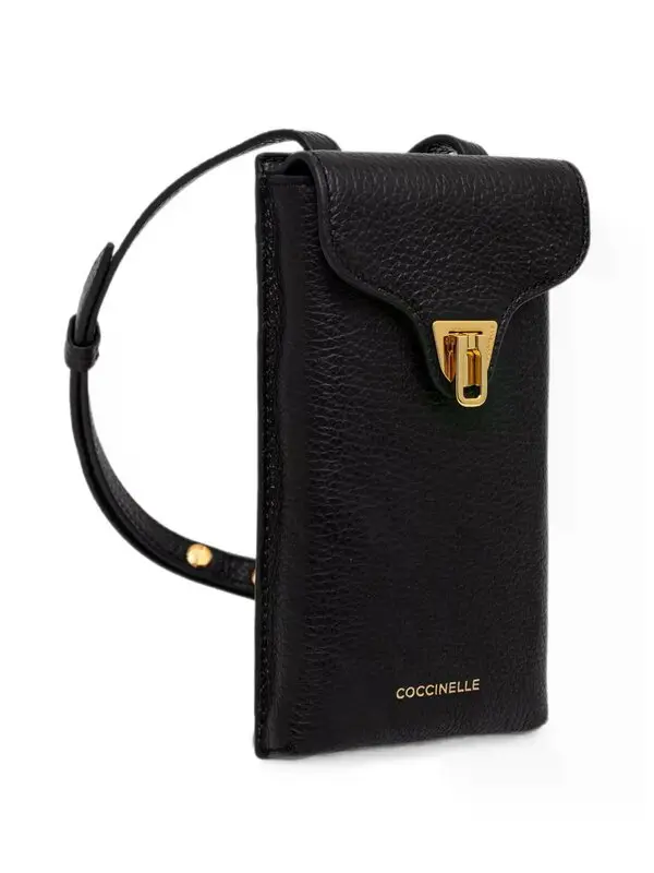 COCCINELLE Grainy Leather Phone Case