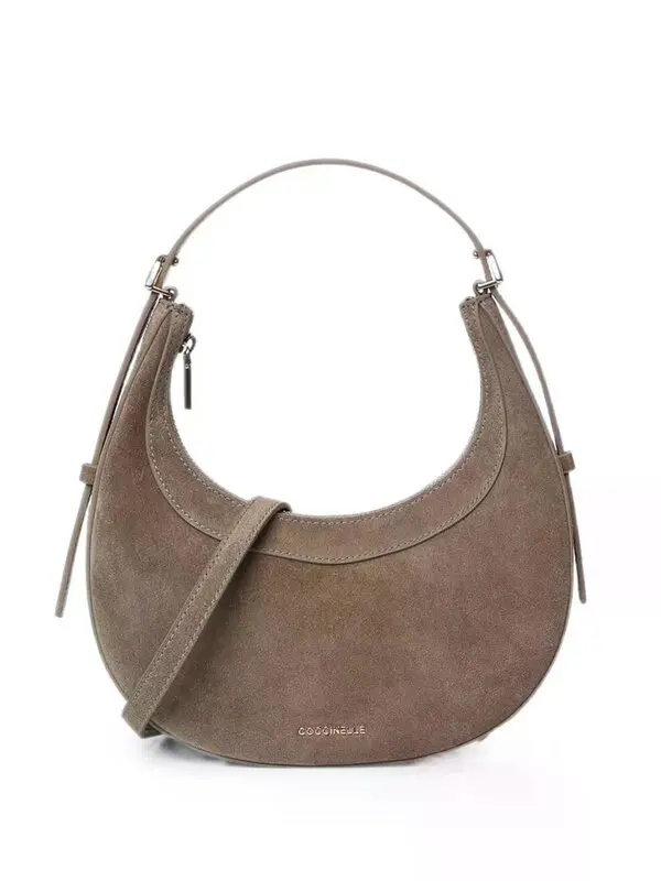 COCCINELLE Mini Whisper Suede Crescent Tote Bag