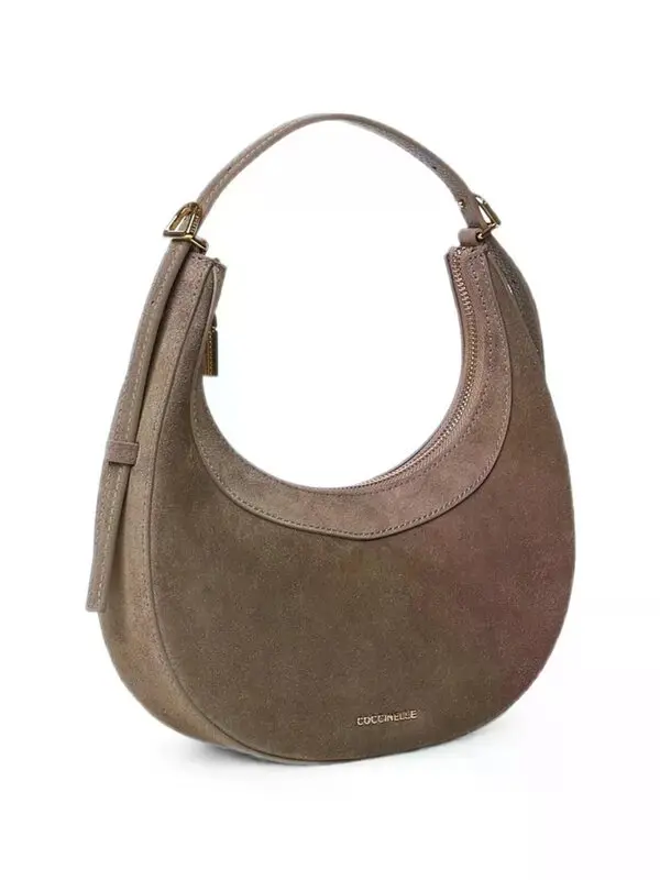 COCCINELLE Mini Whisper Suede Crescent Tote Bag