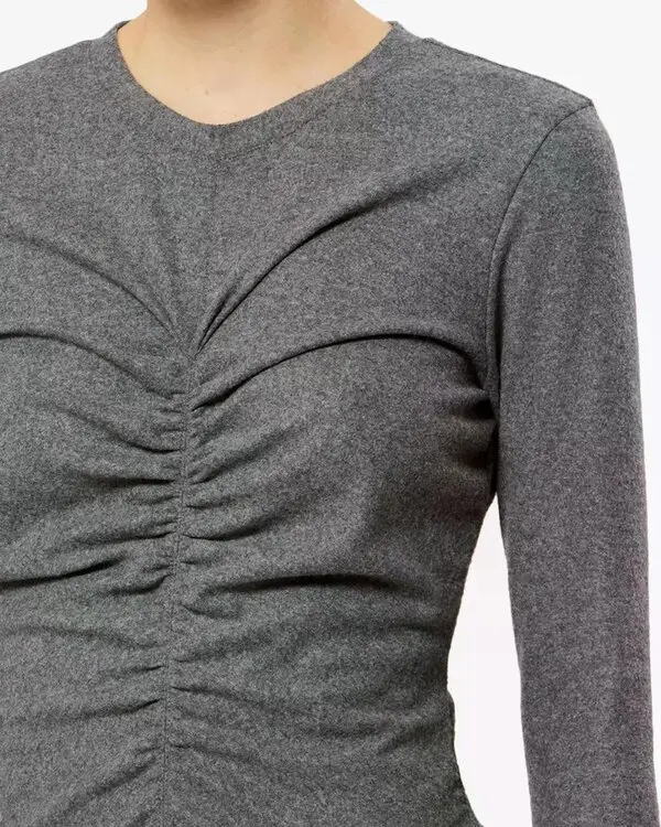 MARANT ETOILE Ruched Long-sleeve Top