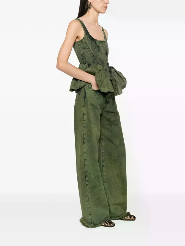 MARQUES' ALMEIDA Peplum Corset Top