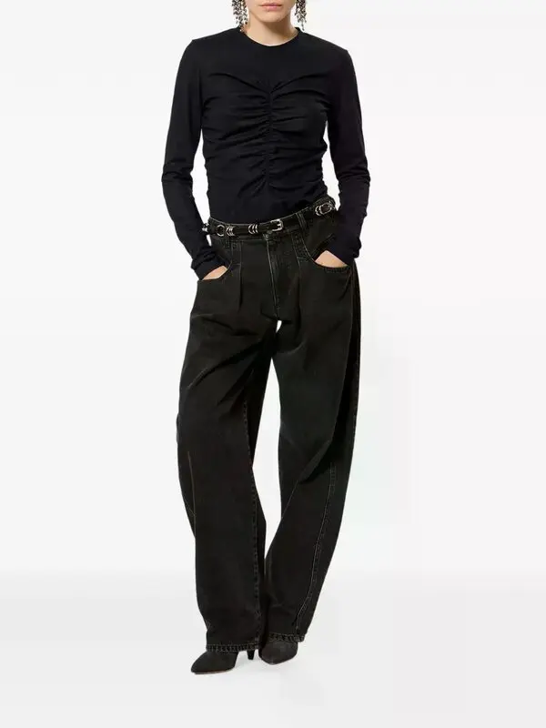 MARANT ETOILE Ruched Jersey Top