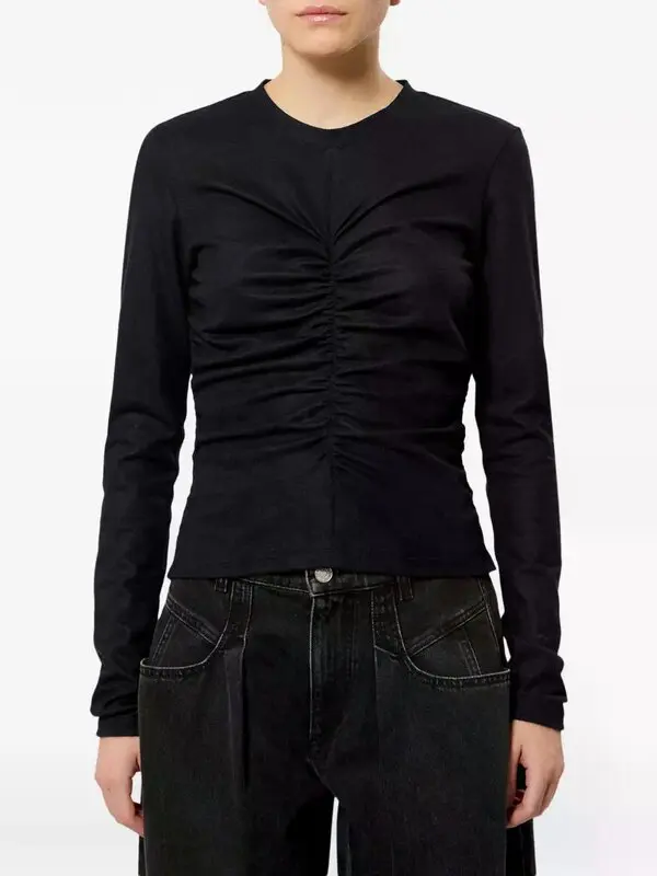MARANT ETOILE Ruched Jersey Top