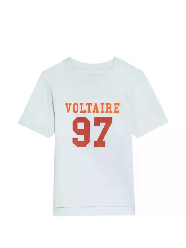 Zadig&Voltaire Cotton Crewneck T-shirt With Graphic Print