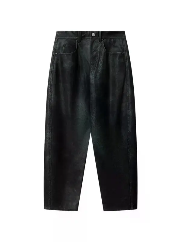 MARANT ETOILE Belky Barrel-fit Trousers - Black