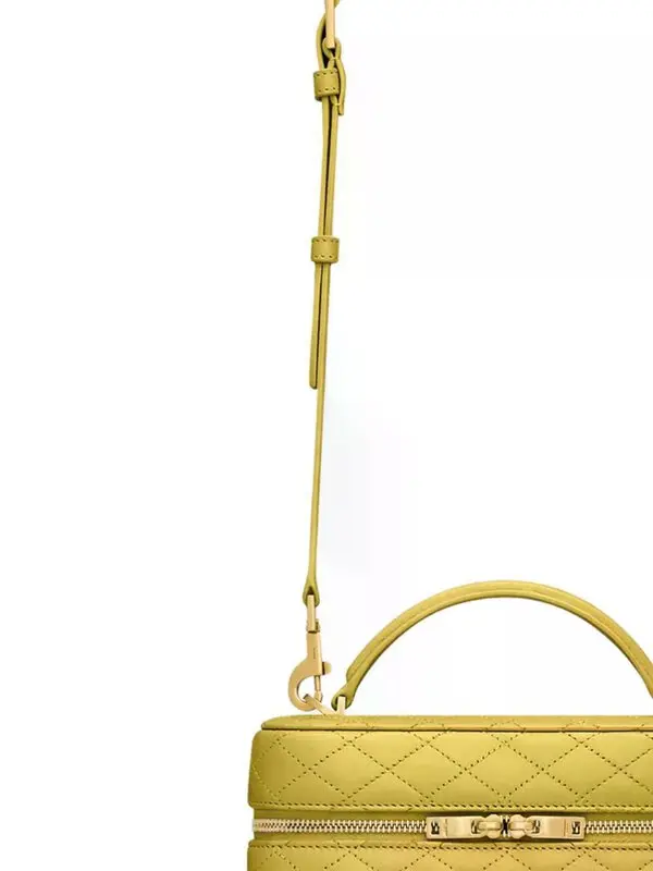 Saint Laurent Mini Gaby Quilted Logo-detail Tote Bag