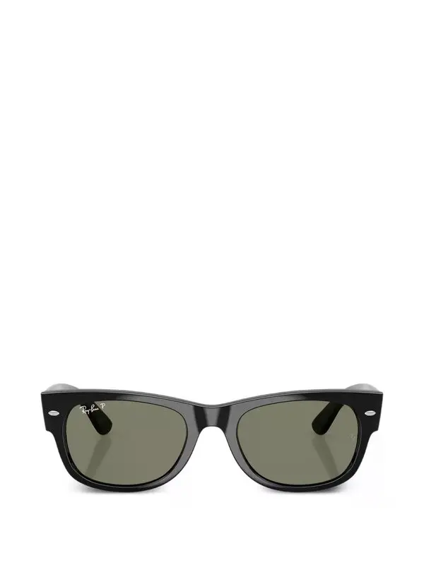 Ray-ban Mega Wayfarer Ii Square-frame Sunglasses - Black