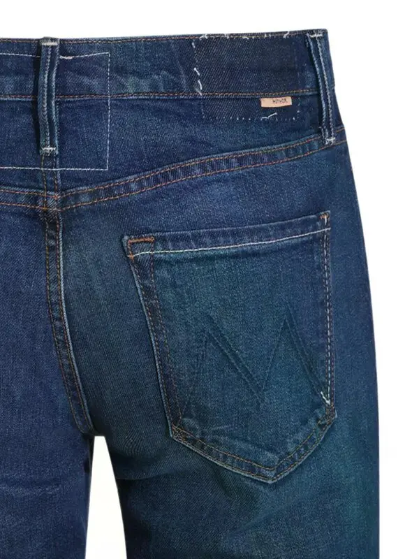 MOTHER Faded-effect Straight-leg Jeans