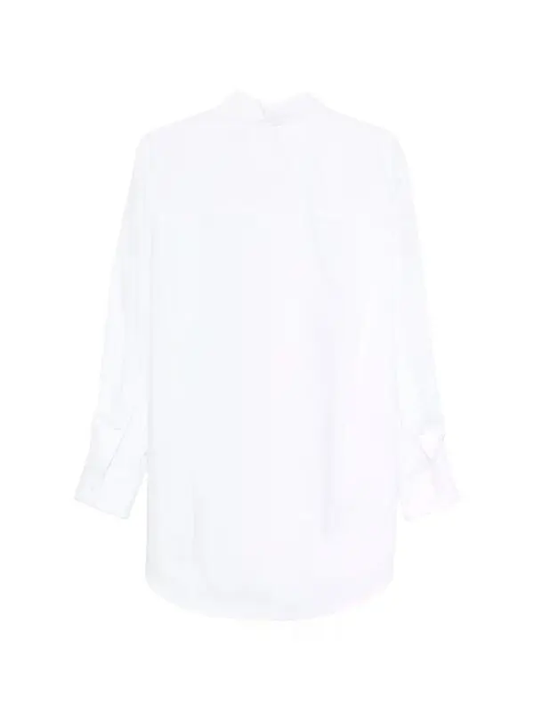 Emporio Armani Button-up Curved-hem Shirt