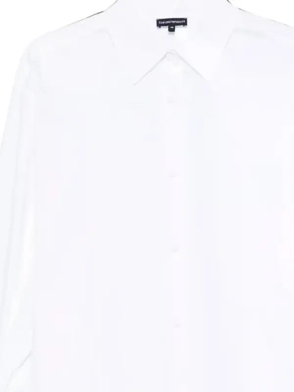Emporio Armani Button-up Curved-hem Shirt
