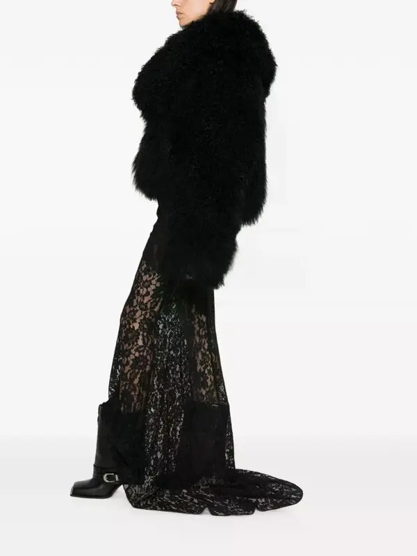 Attico Shearling Textured Jacket