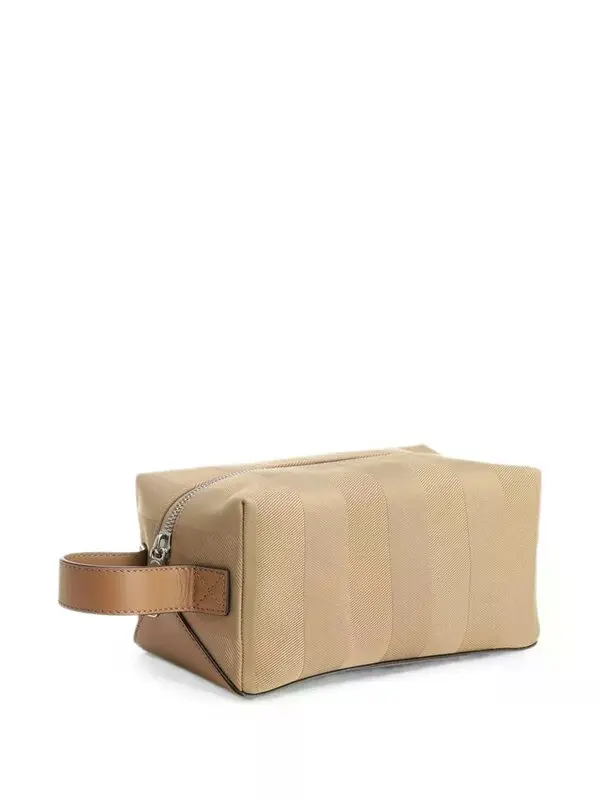 Fendi Lui Pequin-stripe Wash Bag