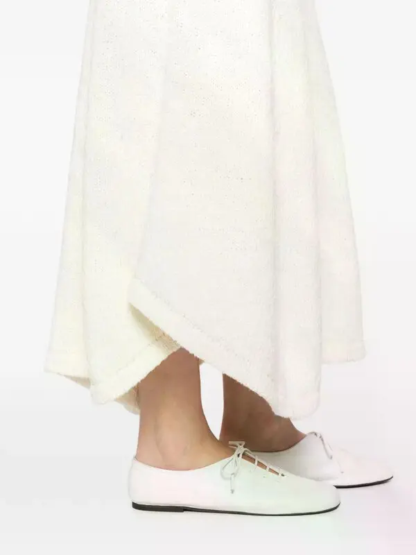 AYA MUSE Asymmetric Knitted Maxi Skirt
