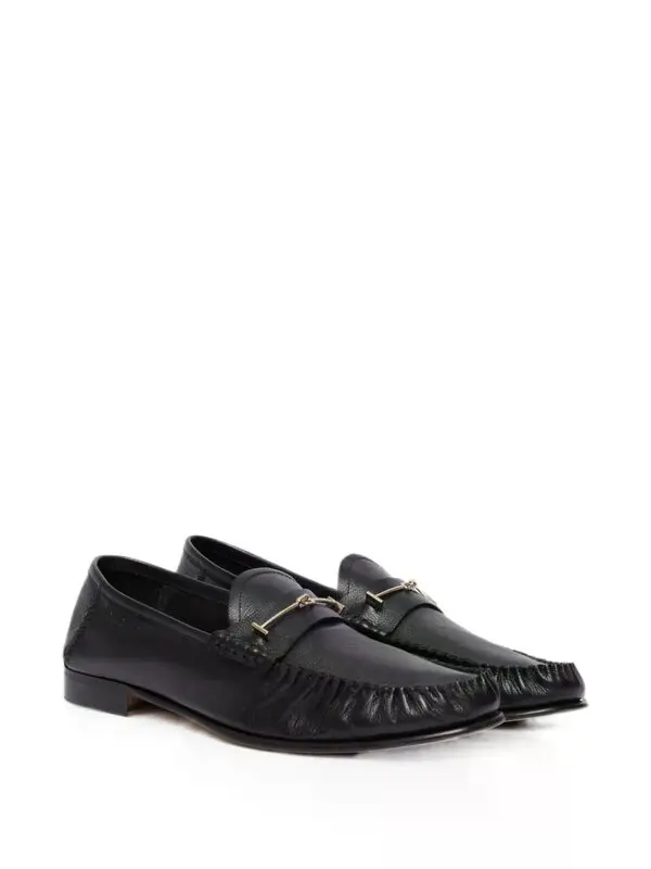 TOM FORD T-bar Leather Loafers