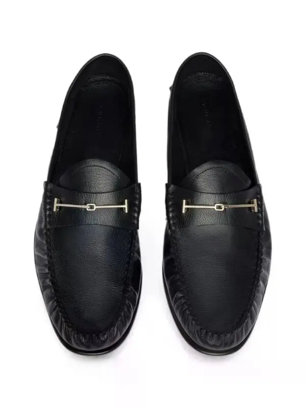 TOM FORD T-bar Leather Loafers