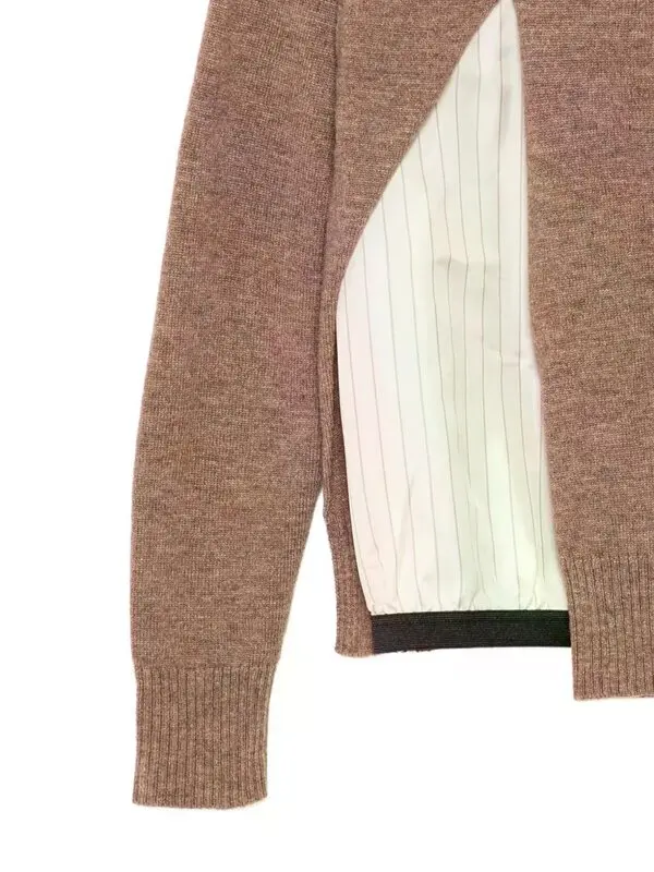 Undercover Layered Pinstripe Sweater