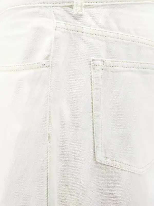 AMI Paris Straight-leg Jeans With Logo Patch