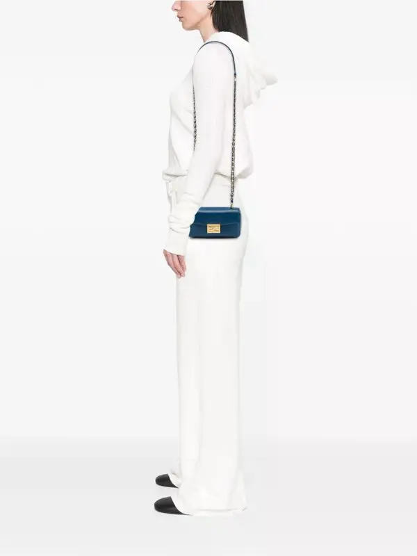 Fendi 2010-2026 Mini Nappa Be Baguette Crossbody Bag - Blue