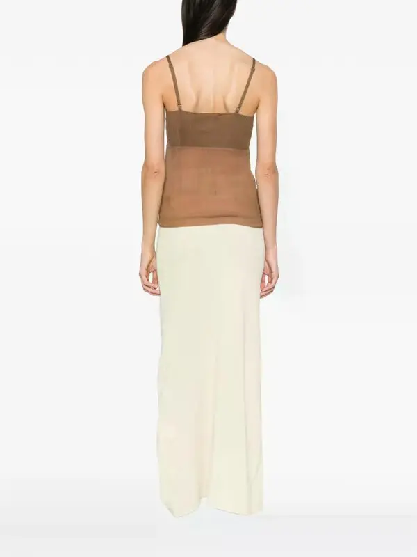 AYA MUSE Aven Ribbed-knit Cami Top