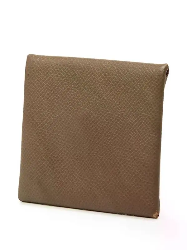 Hermès 2016 Epsom Bastia Change Purse Coin Pouch - Brown