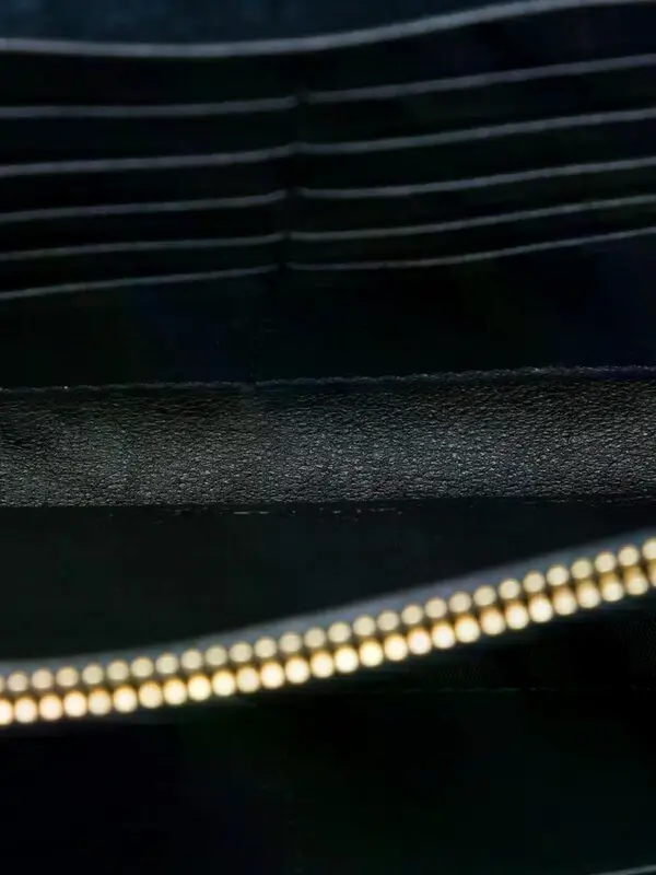 Saint Laurent Suede Monogram Kate Chain Wallet Crossbody Bag