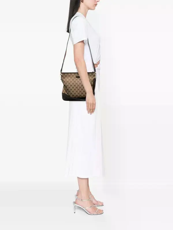 Gucci Gg Canvas Web Crossbody Bag