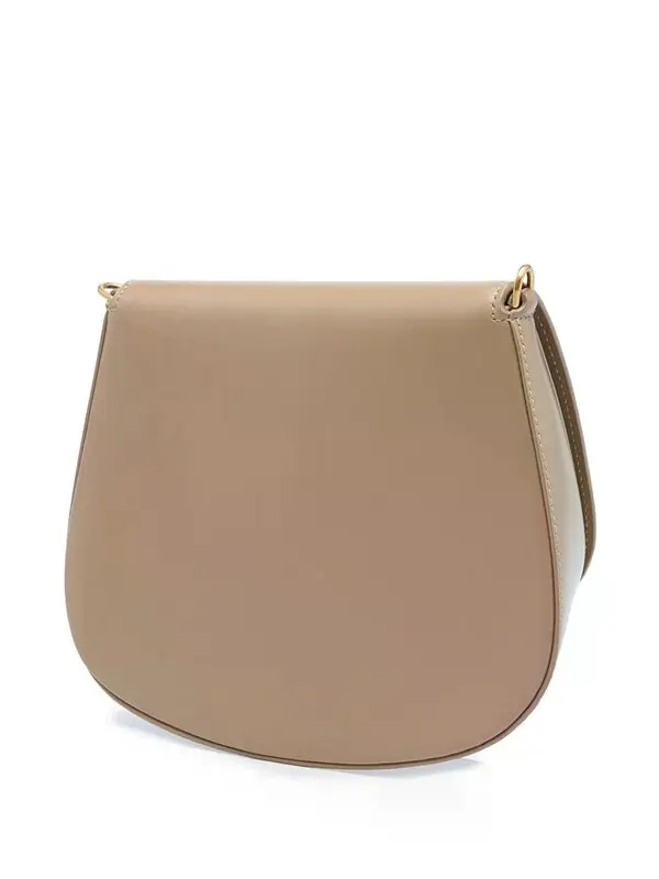 Saint Laurent Calfskin Monogram Voltaire Top Handle Bag - Neutrals