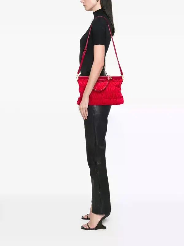 Prada 2010-2026 Tessuto Gaufre Frame Satchel