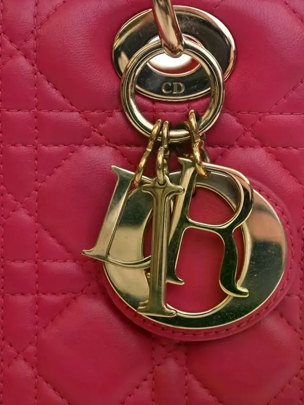 Dior Lambskin Cannage Lady Satchel - Pink