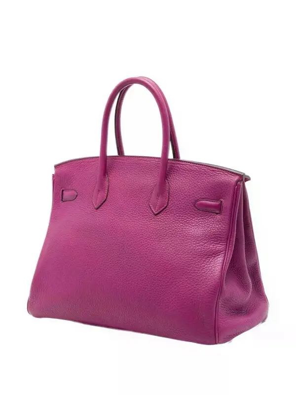 Hermès 2011 Togo Birkin Retourne 35 Handbag - Purple