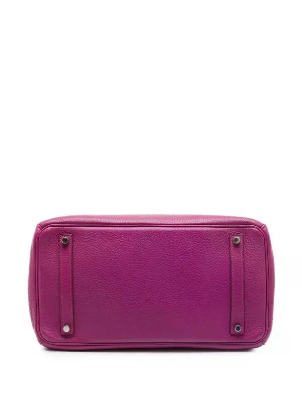 Hermès 2011 Togo Birkin Retourne 35 Handbag - Purple