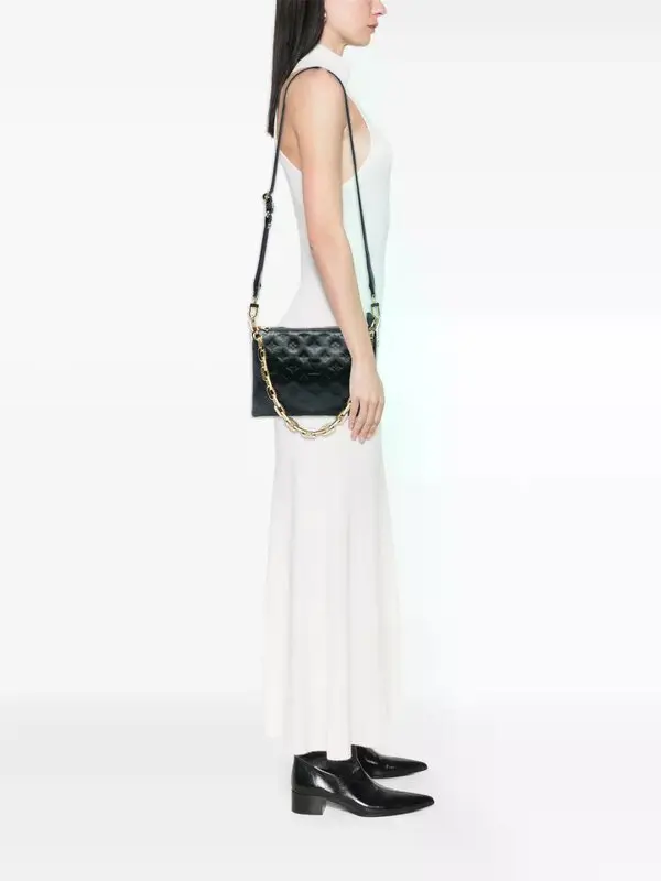 LOUIS VUITTON Monogram Embossed Puffy Lambskin Coussin Pm Satchel
