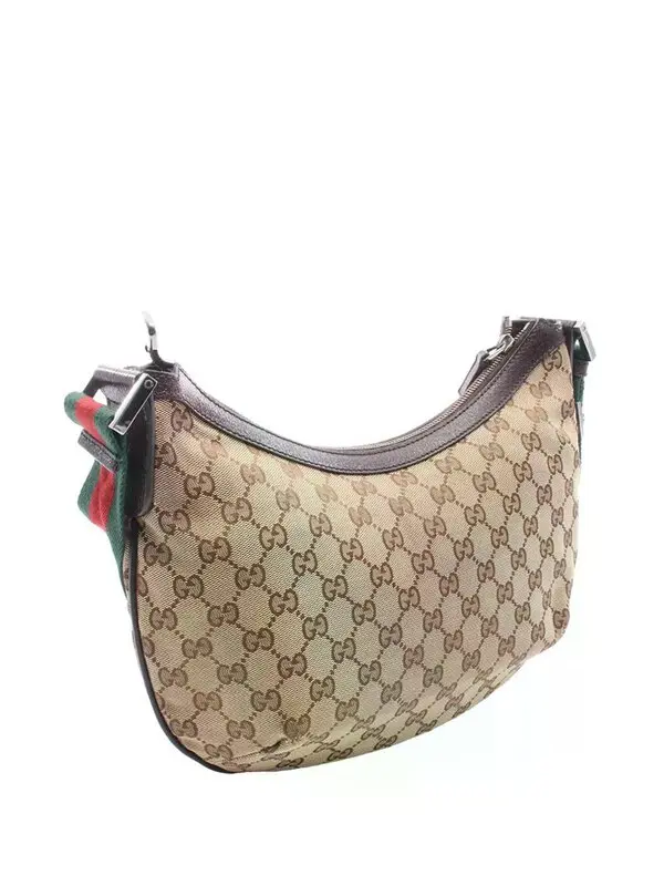 Gucci Gg Canvas Web Crossbody Bag