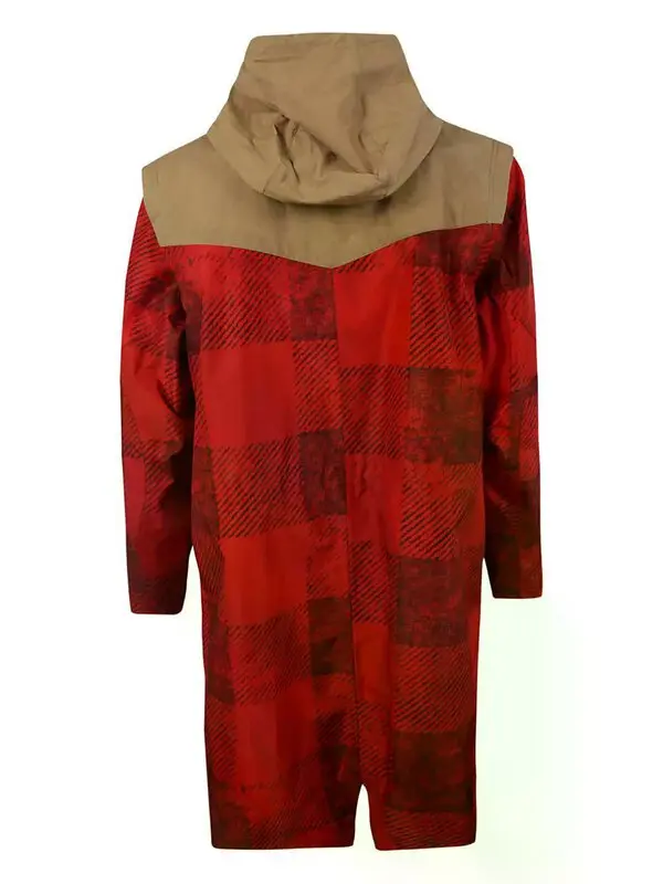 Woolrich Contrast Panel Parka Coat