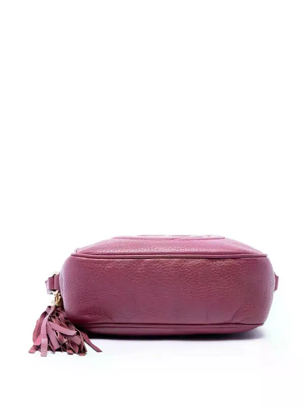 Gucci Leather Soho Disco Crossbody Bag - Purple