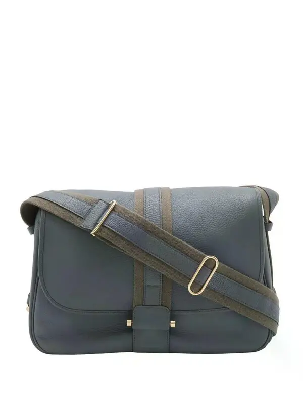 Hermès 2014 Clemence Bourlingue Messenger Bag Crossbody Bag - Blue