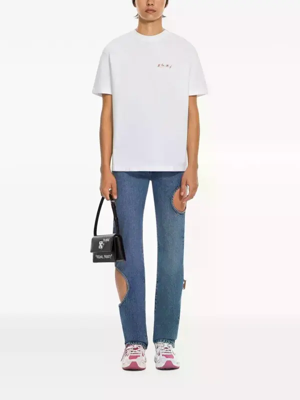 Off-White Arrow Chine Flower T-shirt - White
