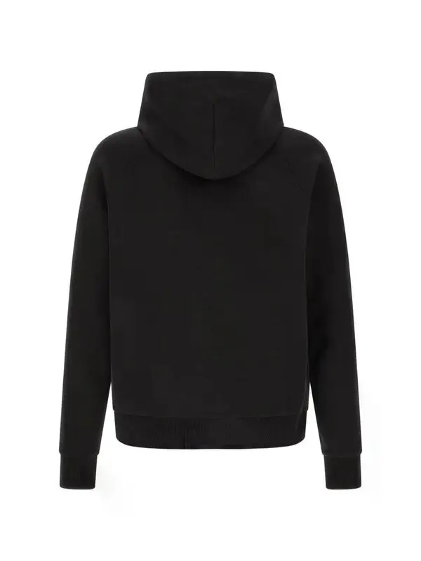BOSS Saggy Stretch-cotton Zip-up Hoodie With Puff Logo